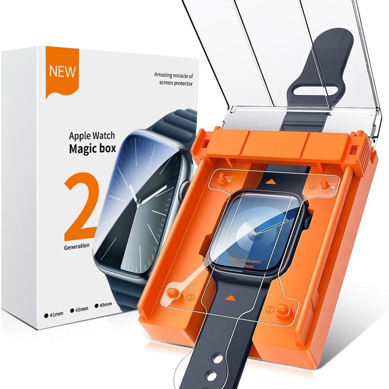 Instant Stick Apple Watch Screen Protector Set | Dust-Free Chamber App ...