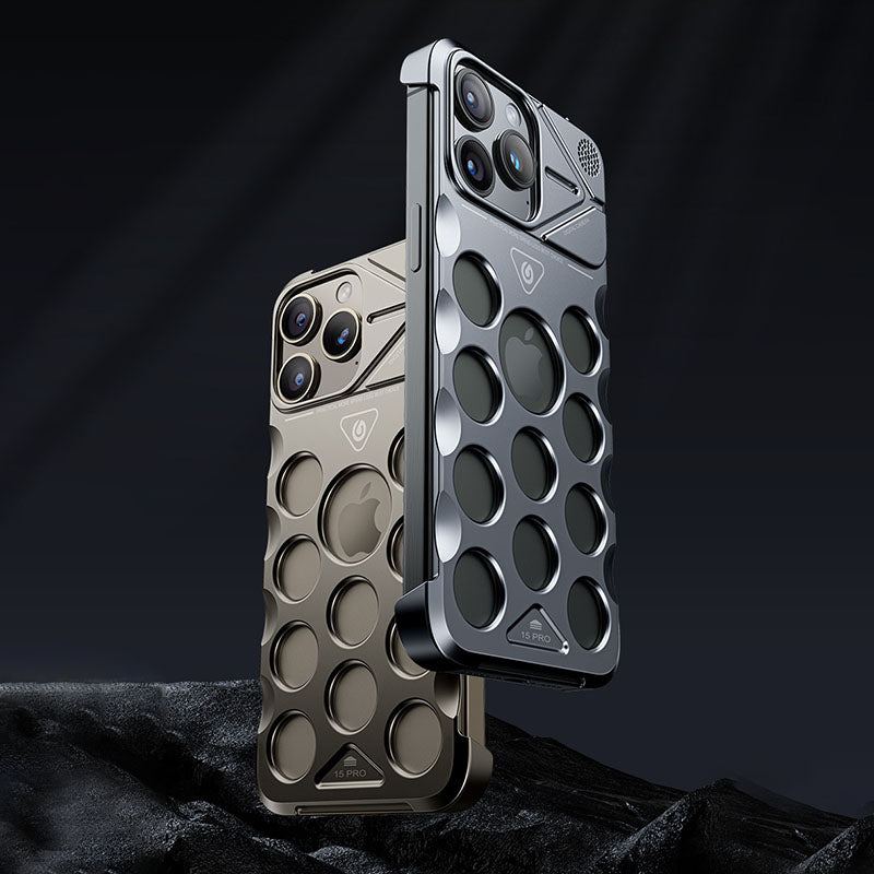 Aluminum Alloy Honeycomb phone Case With Built-in Aroma | ChubbyCable ...