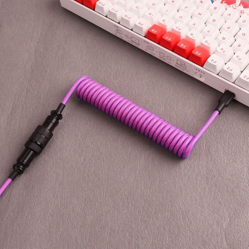 "Chubby" USB To Type C Spring Keyboard Cable – Chubbycable