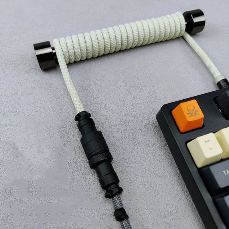 "Chubby" USB To Type C Spring Keyboard Cable – Chubbycable