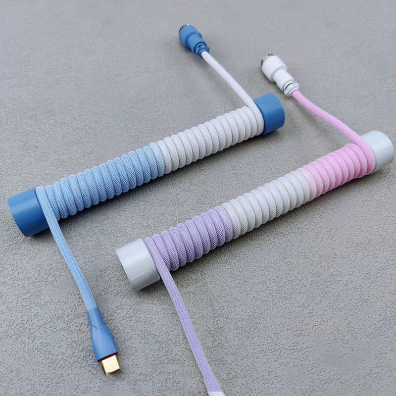 "Chubby" USB To Type C Spring Keyboard Cable – Chubbycable