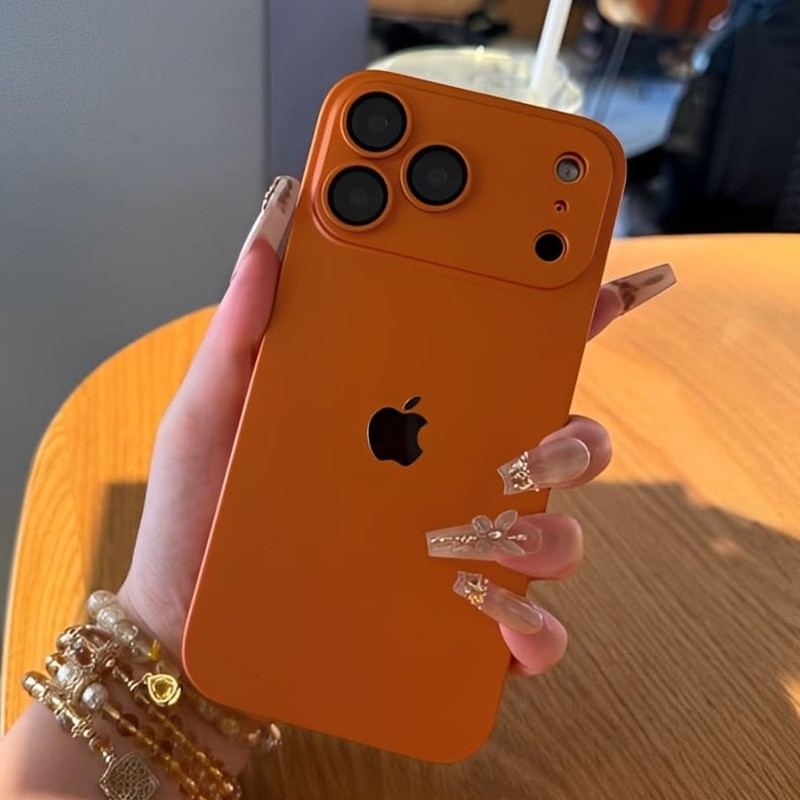 Matte Skin-Feel Case with Built-in Lens Protector for iPhone 17 ...