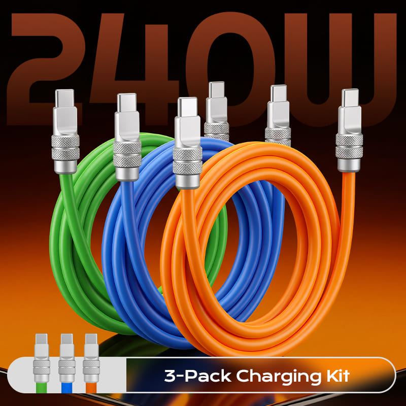 ChubbyCable Classic Bundle™ 3-Pack Fast Charging Cables | ChubbyCable ...