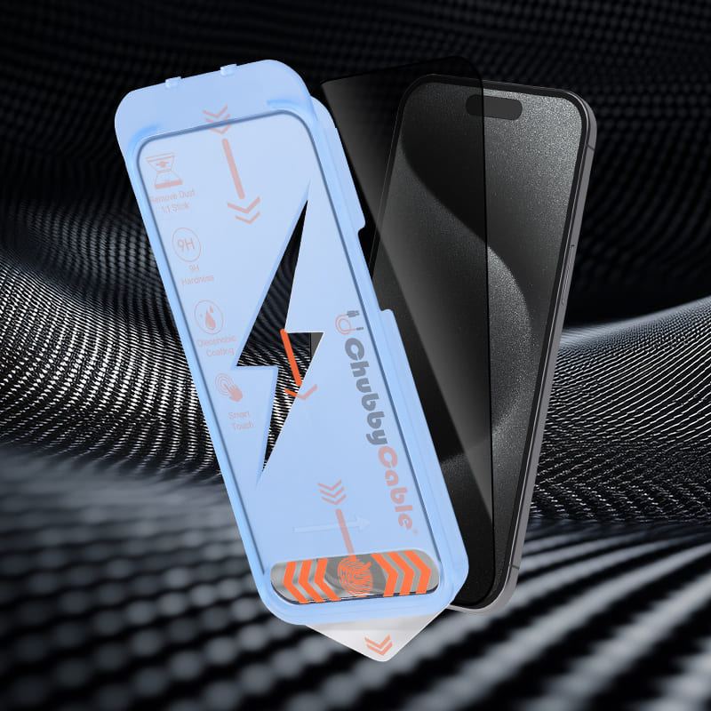 Chubbycable SpyBlocker Military-Grade Privacy Screen Protector | Screen ...