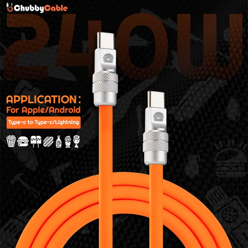 Custom Designed Charging Cable â€?Fun Food Series for Unique Style ...