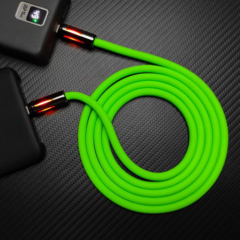 "Flex Charge" 240W GlowFlow C-C Charging Cable – Chubbycable