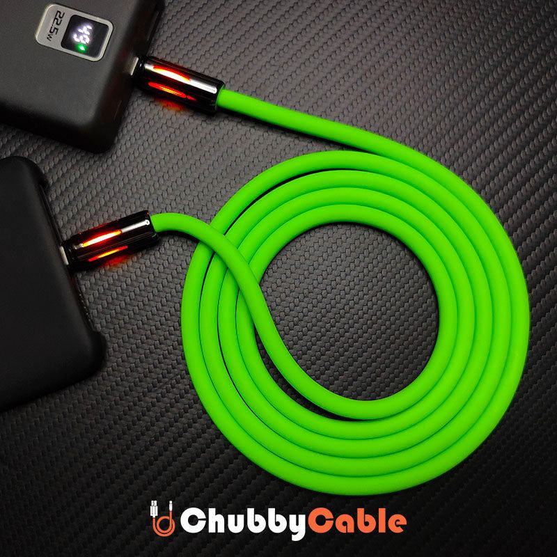 "Flex Charge" 240W GlowFlow C-C Charging Cable – Chubbycable