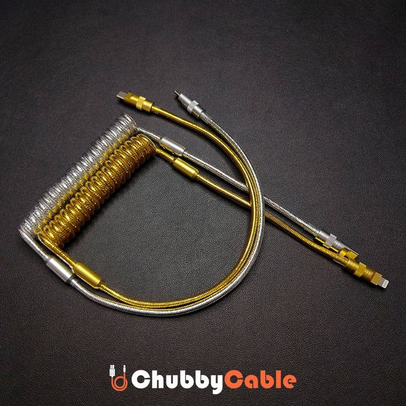 "Glitter Chubby" Handmade Spring Cable – Sparkling & Durable Design ...
