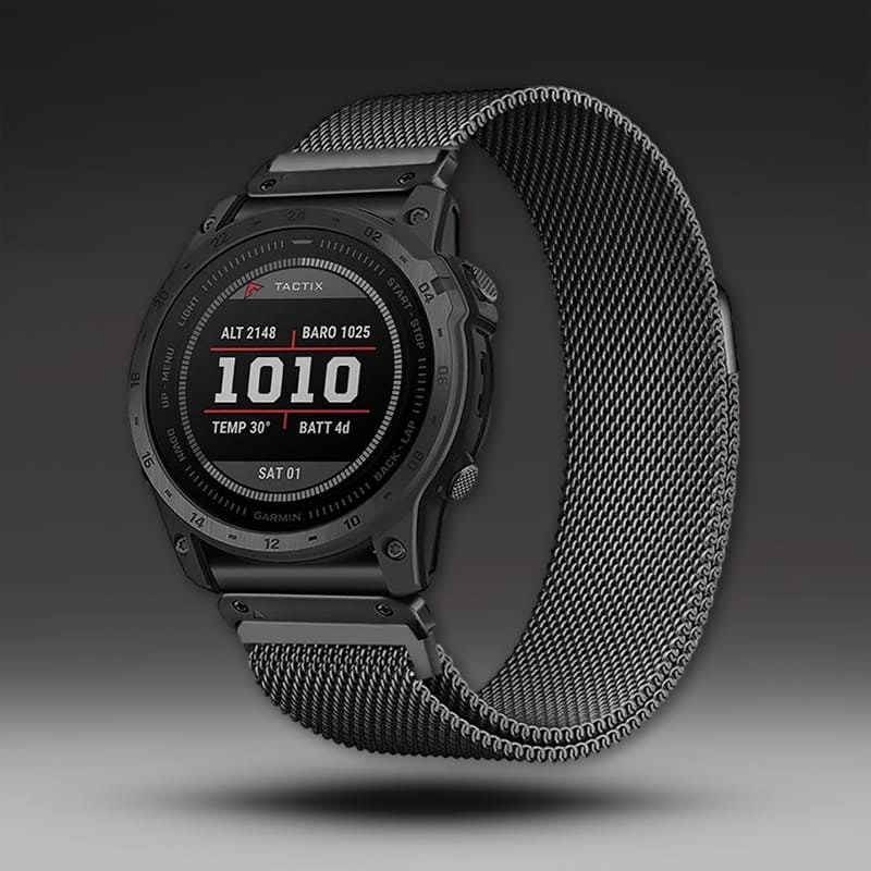 Milanese Metal Quick Release Strap for Garmin – Chubbycable