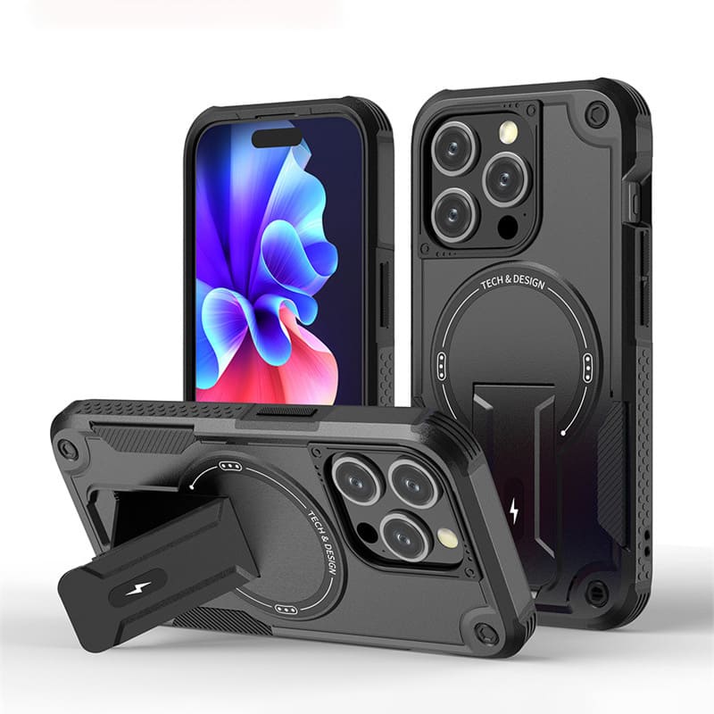 Military-Grade Drop-Proof Case With Hidden Stand | ChubbyCable ...