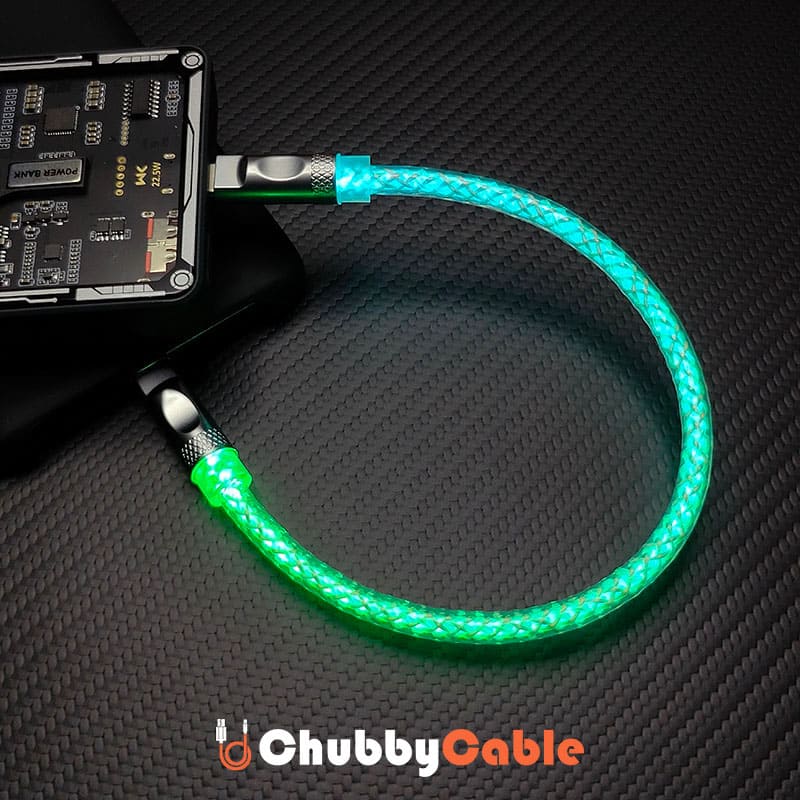 "Neon Chubby" Power Bank Friendly Color-Changing Luminous Cable ...