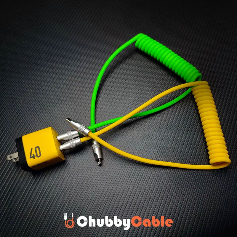 "Soft Chubby" 240W Spring Silicone Fast Charge Cable – Chubbycable
