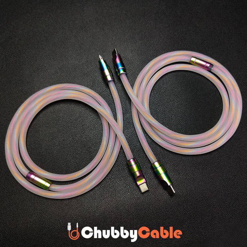 "Transparent Chubby" Special Designed Fast Charge Cable – Sleek ...