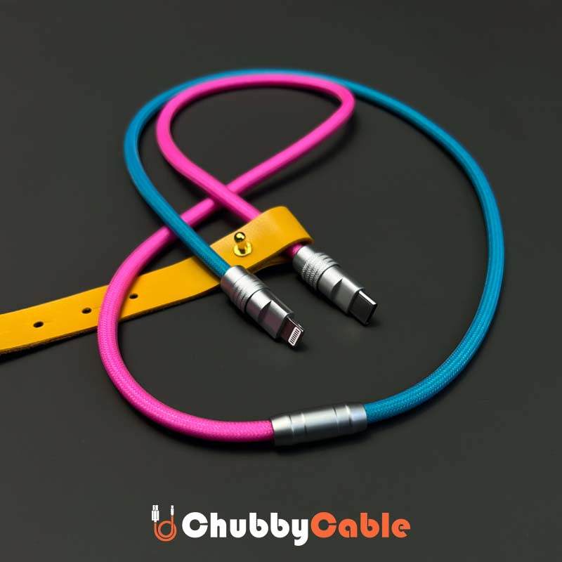 Color Blocking Chubby Cable â€?Stylish Design with Fast Charging Power ...
